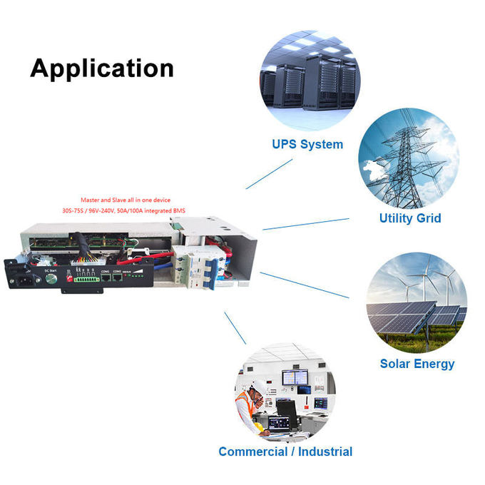 38S 100A 120v BMS CAN RS485 Communication Bms System Integration