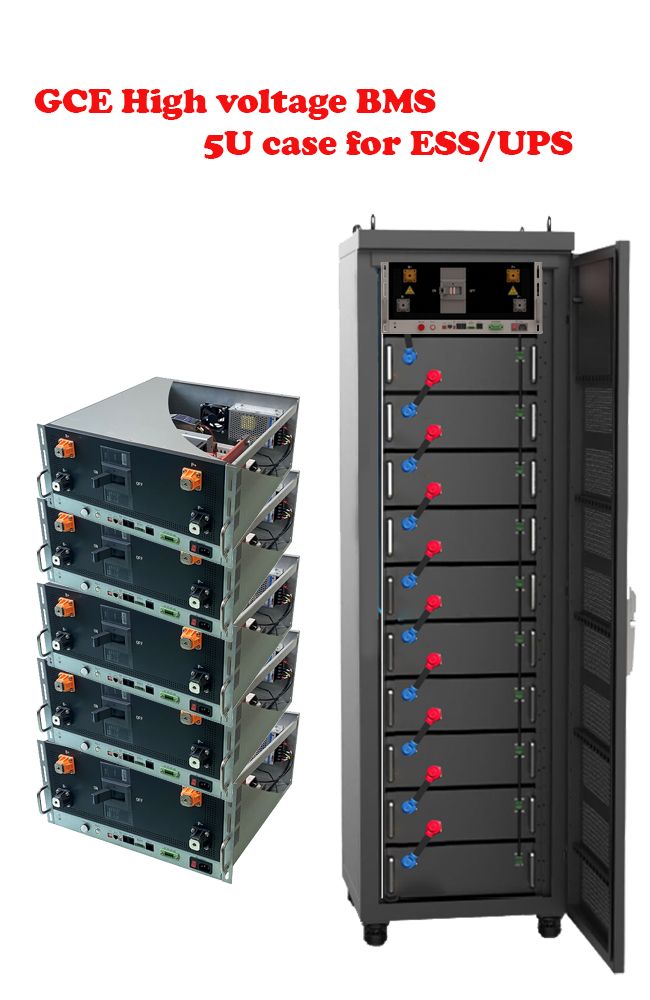 GCE High Voltage 225S 720V 400A Relay Solution Master Slave BMS With 15 Series BMU For LFP NMC ...