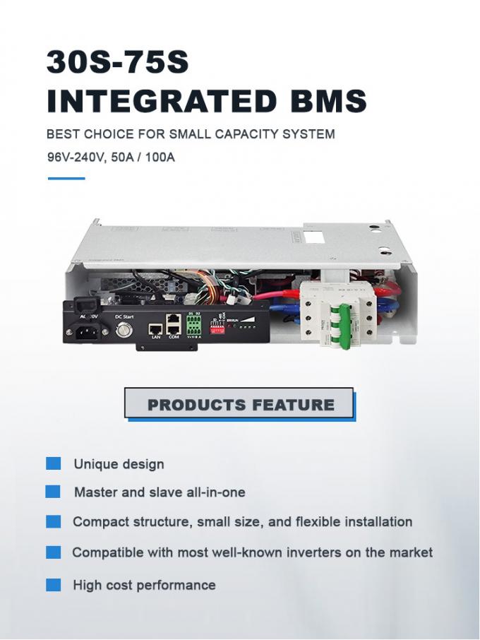 high voltage BMS(HV BMS) 70S224V 100A BMS Battery Management System For ...