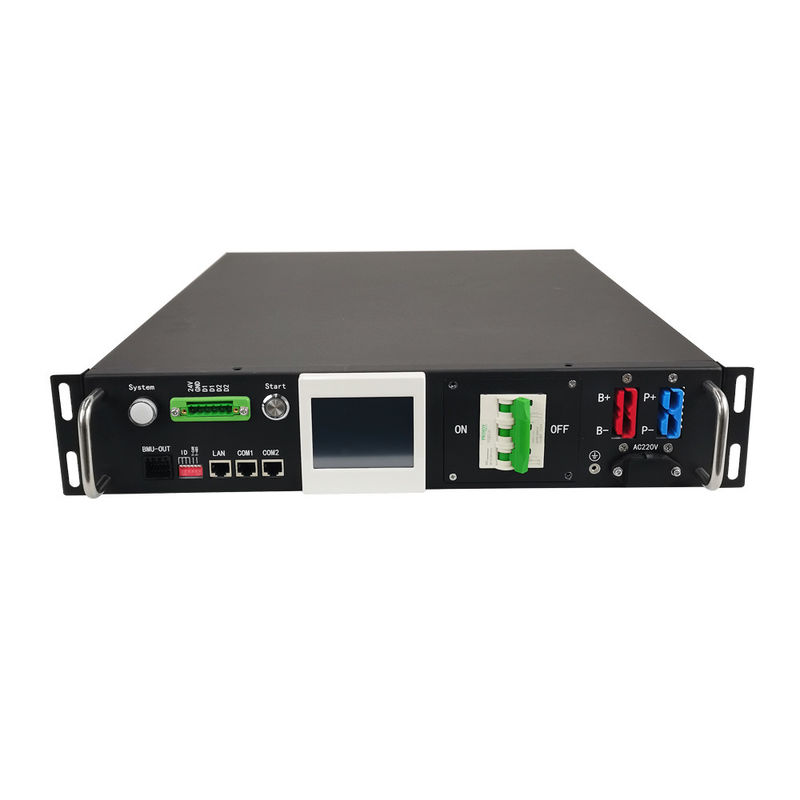 High voltage master slave BMS Lithium battery HMI display 45S 144V50A ...