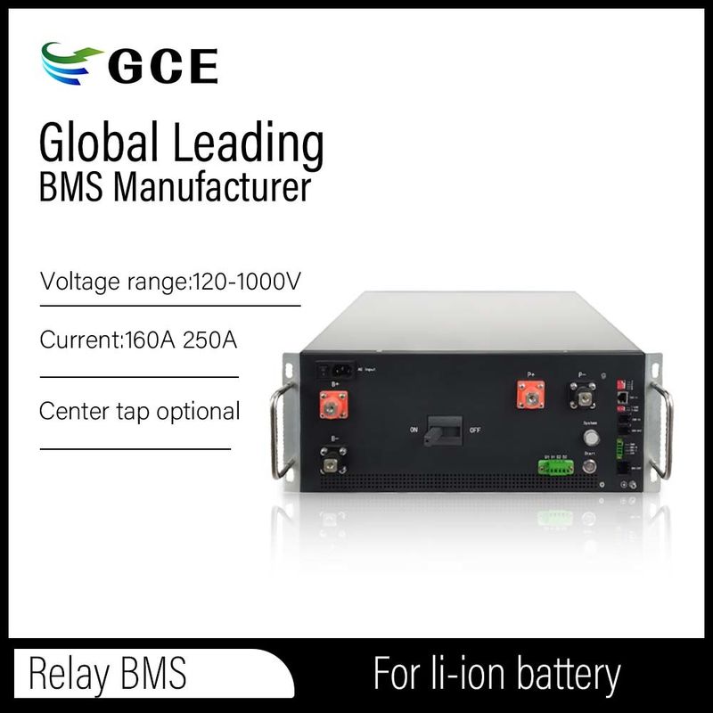 GCE High Voltage Battery Management System 190S 125A Master Slave BMS With Relay BMS NMC LTO LFP ...