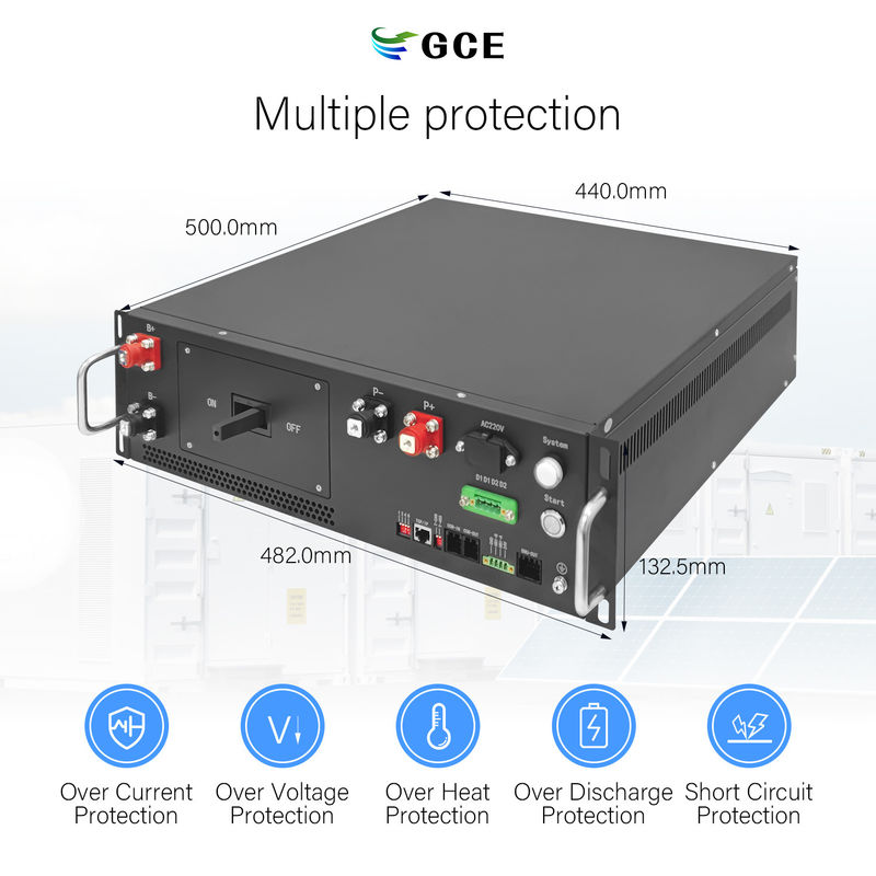 125A 384V GCE high voltage BMS(HV BMS) With CAN/RS485 Interface For ...