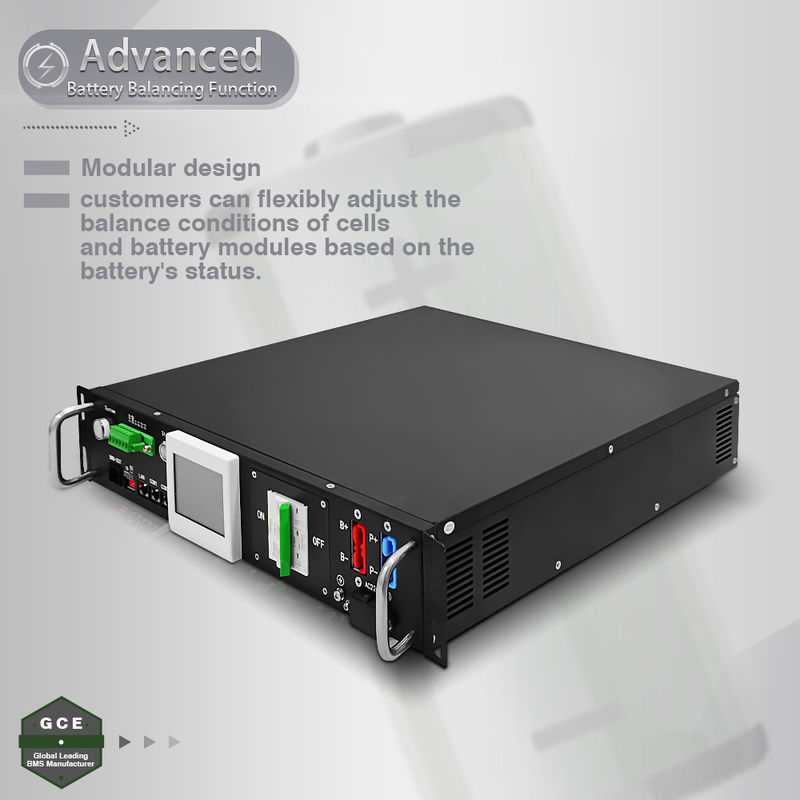 144V/45S high voltage BMS(HV BMS) 50 Amp 2U Battery Management System ...