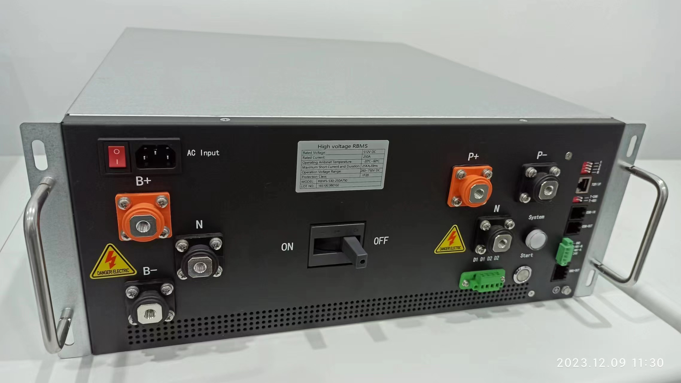 384V(+-192V) 250A High Voltage BMS for Lithium Battery Lifepo4 BMS Battery Management System for ...