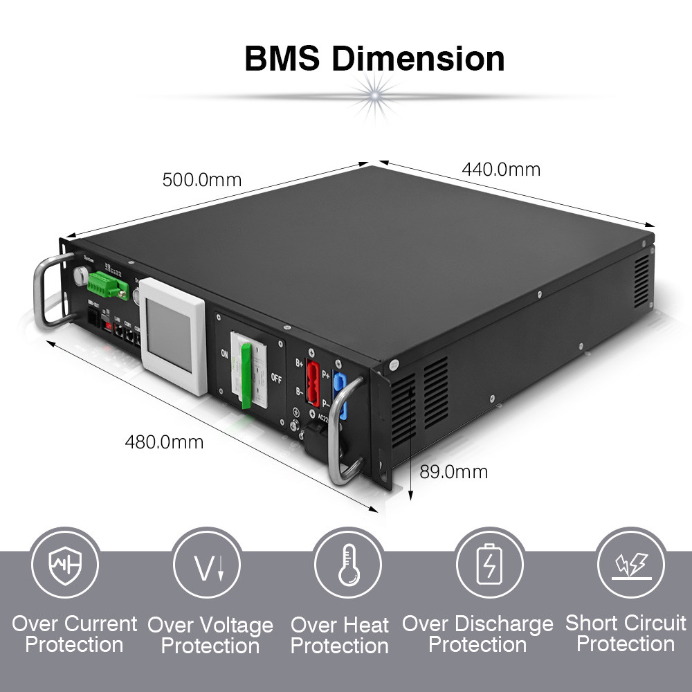 120S384V 50A Battery Management System high voltage BMS(HV BMS) For Lithium Lifepo4 Battery ...