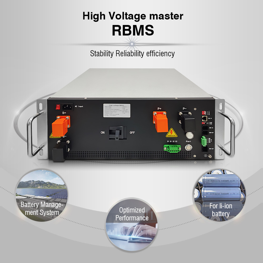 GCE hot-saling 264S 844.8V 160A Master BMS with 24S 76.8V slave BMU ...