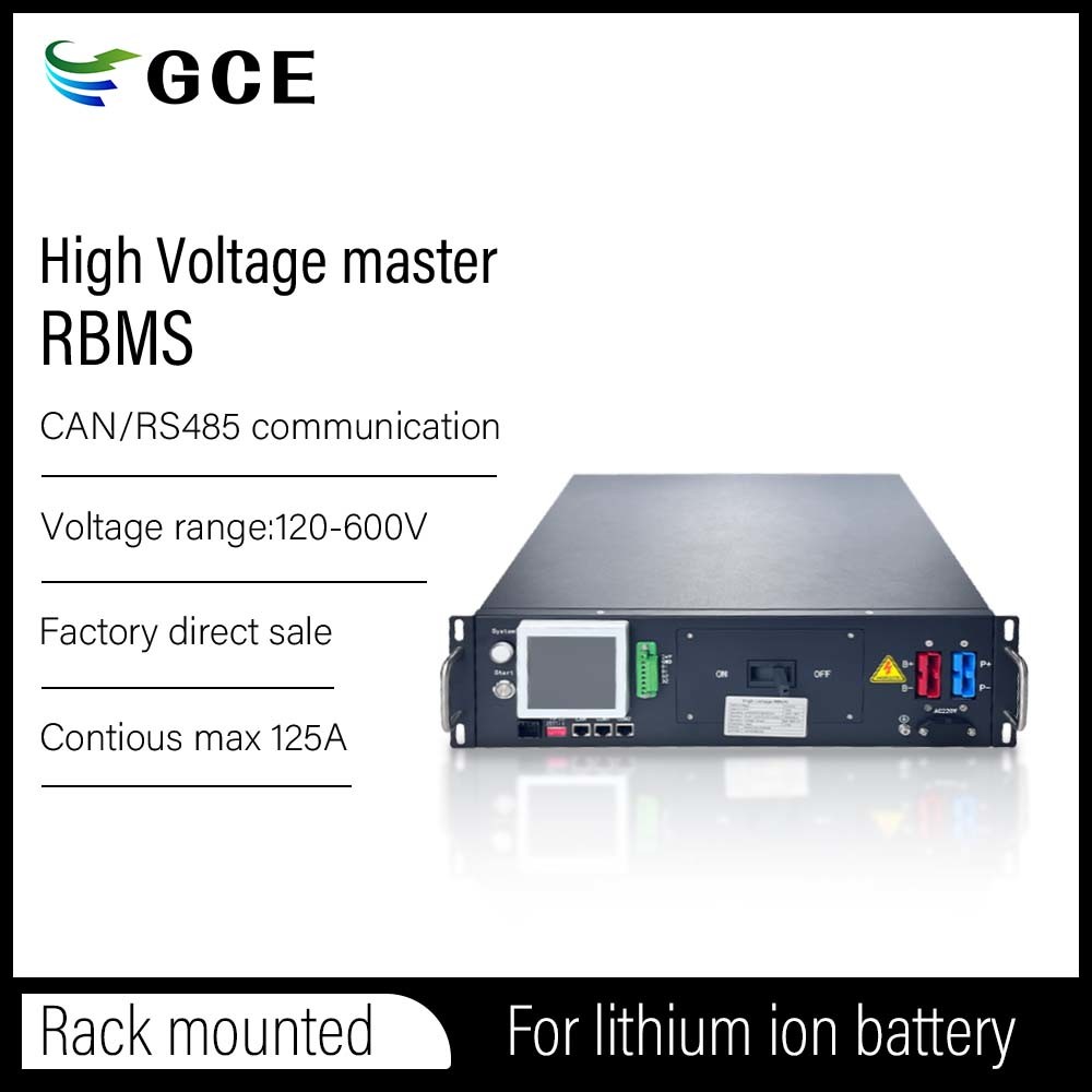 Battery Management Smart Bms System 180S 576V 125A 3U For PV Power ...