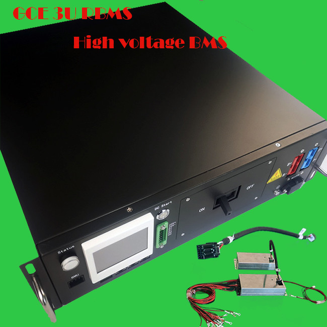 384V 125A Bms High Voltage With 3U Box 3.5 Inch Display Rs485 CAN ...